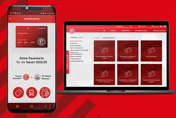 Fortuna Düsseldorf 1895: Fortuna führt neues Feature im Ticketing ein