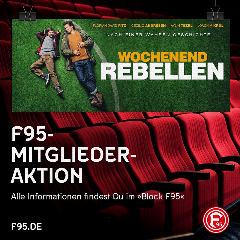 Fortuna Düsseldorf 1895: Fortuna lädt zum Film „Wochenendrebellen“ ein